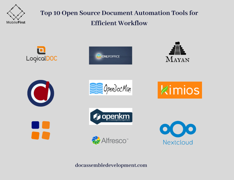 Top 10 Open Source Document Automation Tools For Efficient Workflow Docassemble Development